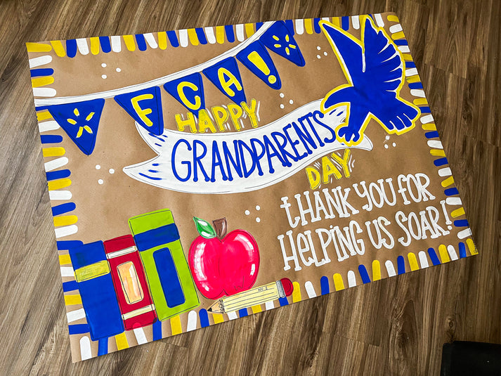 Graduation Butcher Paper Banners - Custom – The Wavy Paintbrush