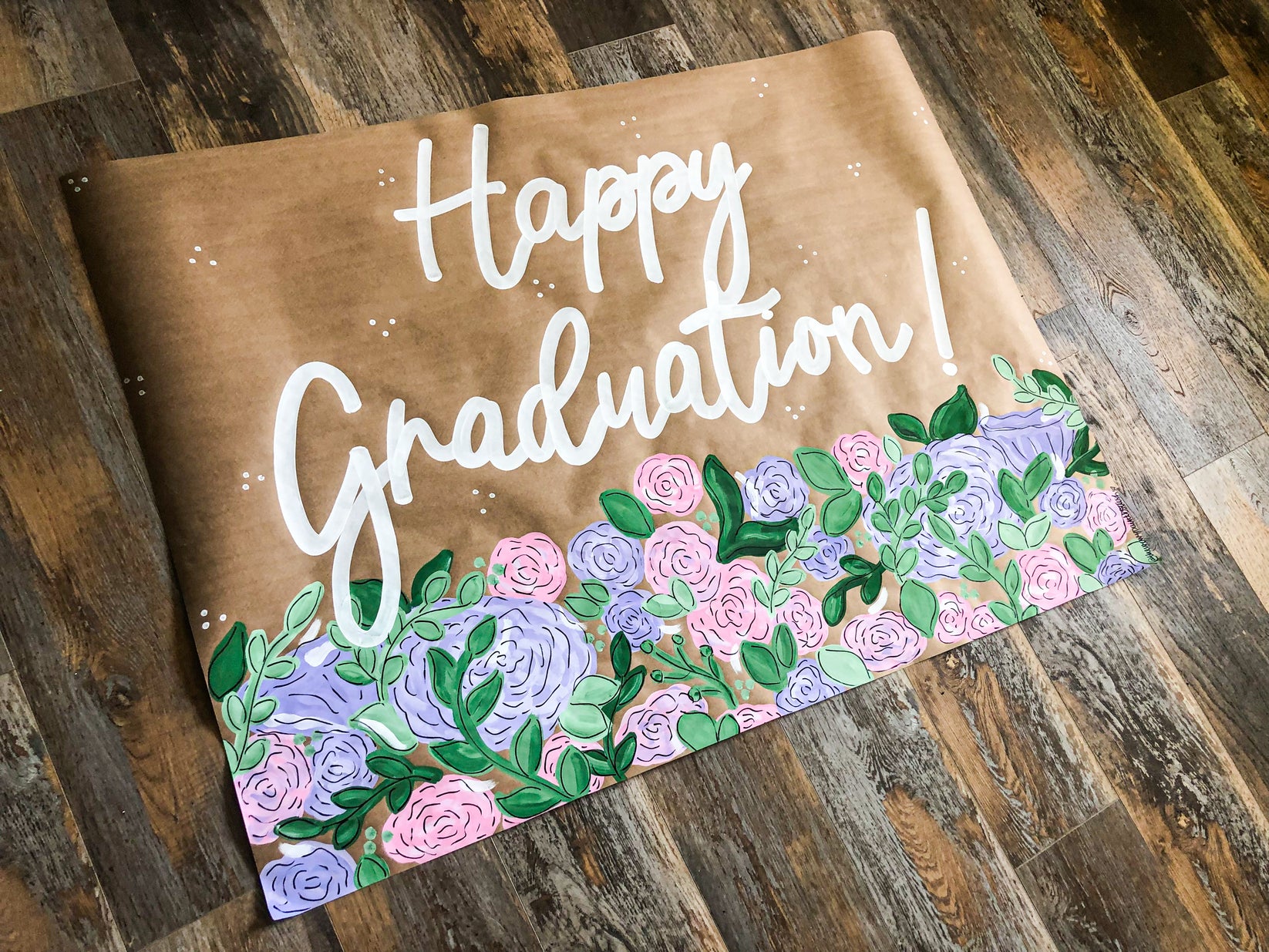 Graduation Butcher Paper Banners - Custom – The Wavy Paintbrush
